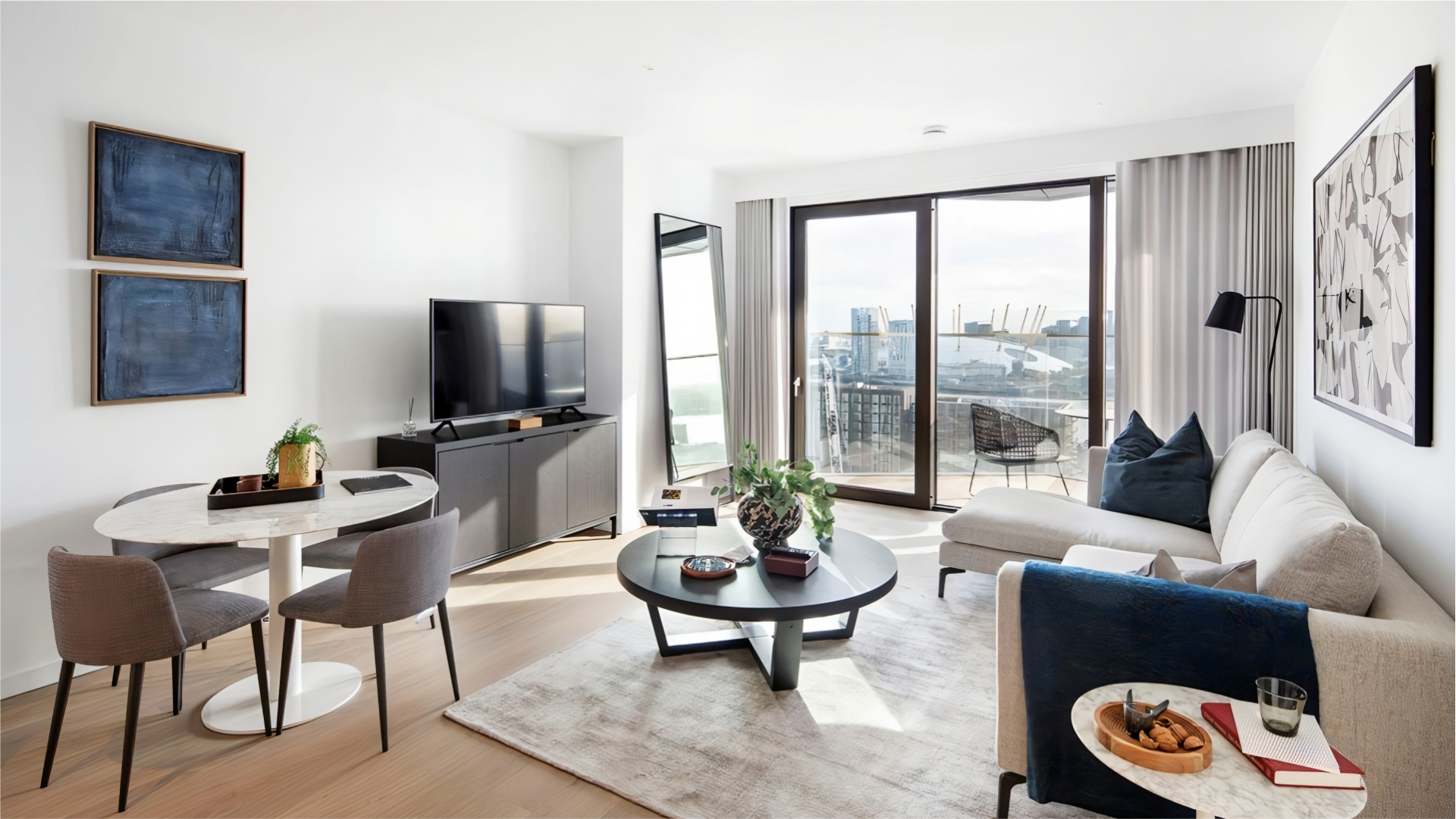 10 George Street is a skyscraper in Canary Wharf with terrace, lounge ...